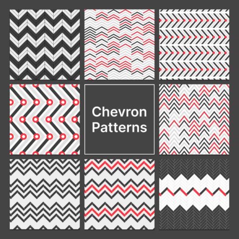 Extensive Chevron Patterns Bundle: 40 Items – MasterBundles