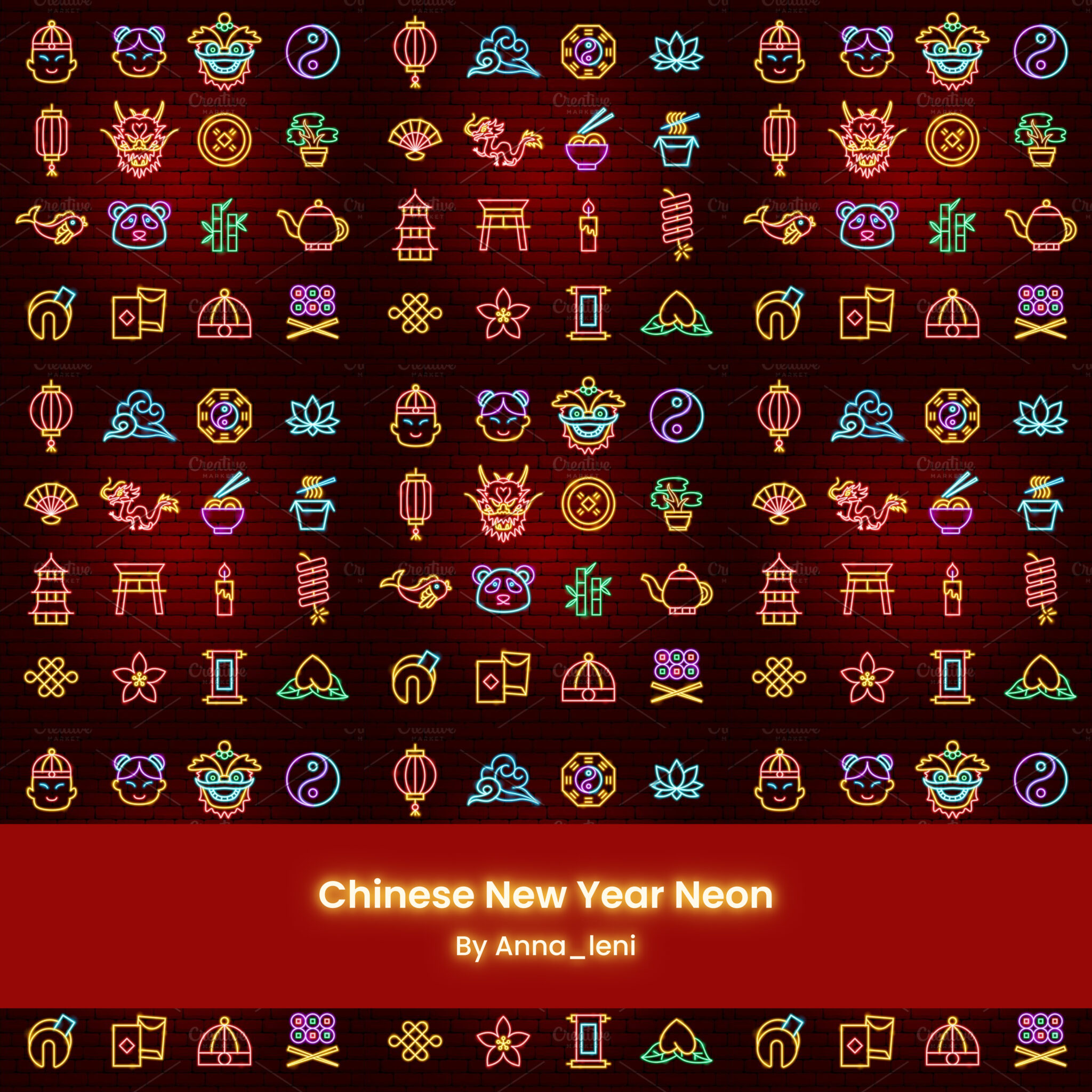 Chinese New Year Neon – MasterBundles