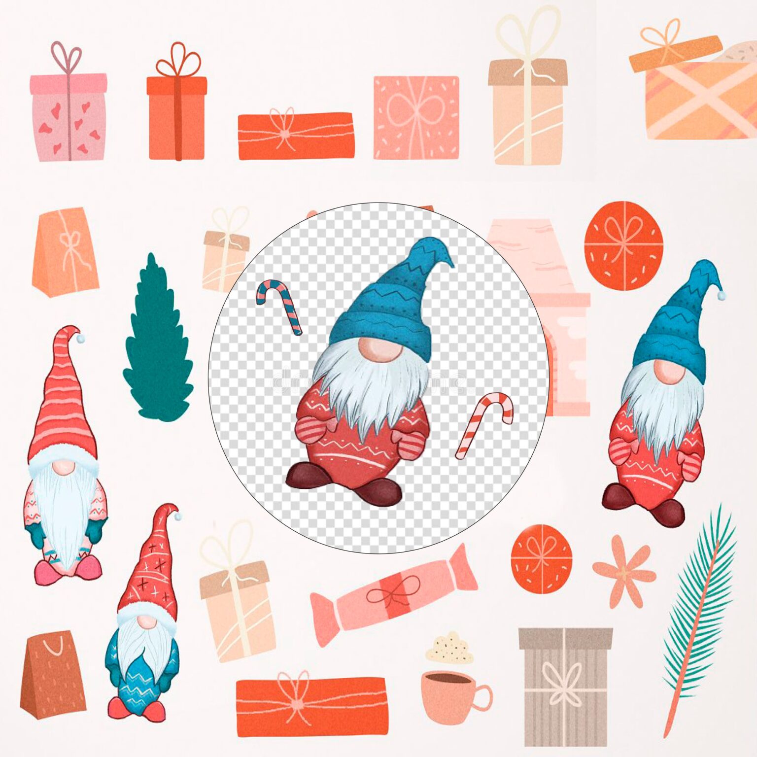 Christmas Clipart - PNG - PSD – MasterBundles