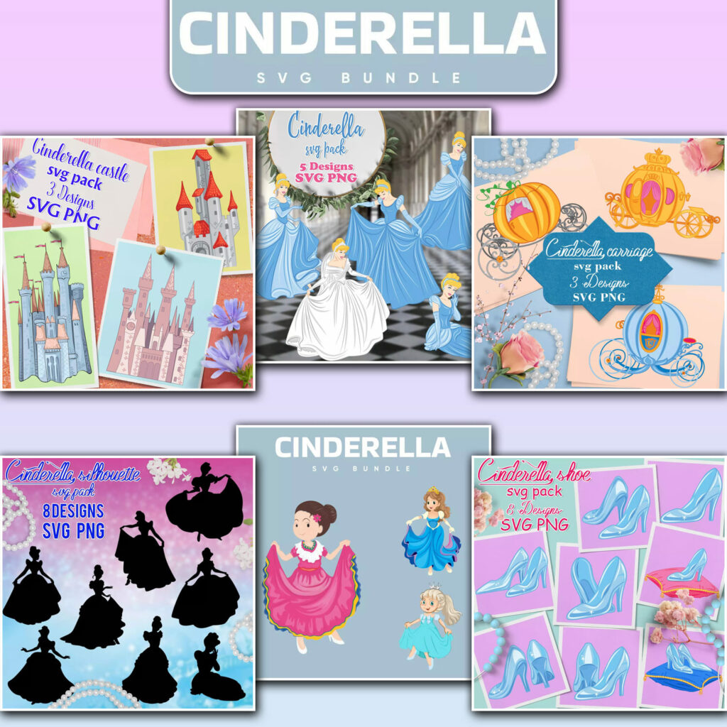 Cinderella SVG Bundle – MasterBundles