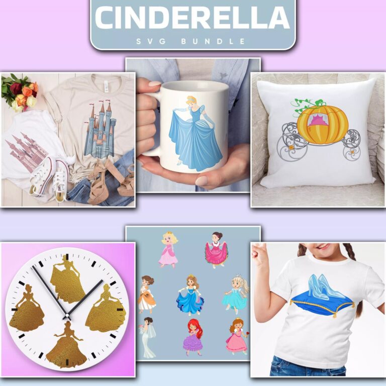 Cinderella SVG Bundle – MasterBundles