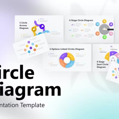 Circle Diagram PowerPoint Template – MasterBundles