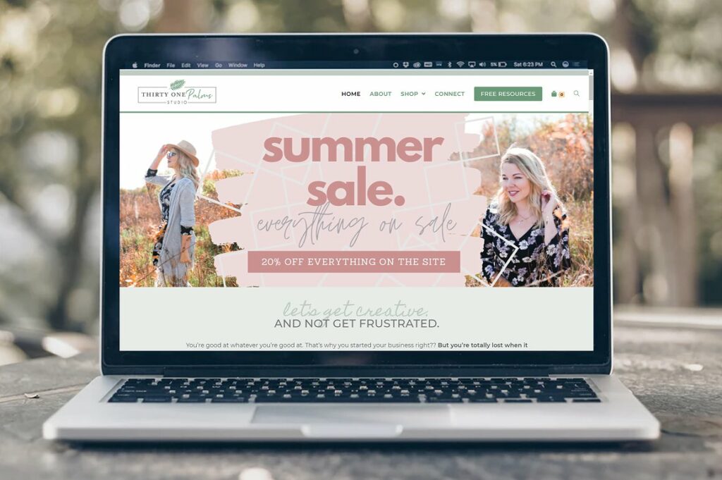 Website Banners For Canva | Blush – MasterBundles