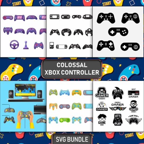 Colossal Xbox Controller SVG Bundle – MasterBundles