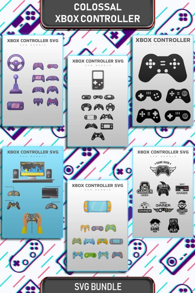 Colossal Xbox Controller SVG Bundle – MasterBundles