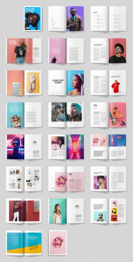 Colourful Modern Magazine – MasterBundles