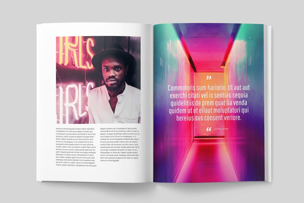 Colourful Modern Magazine – MasterBundles