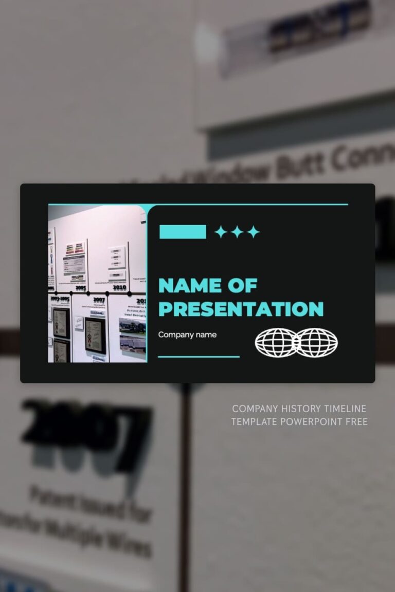 Company History Timeline Template Powerpoint Free – MasterBundles