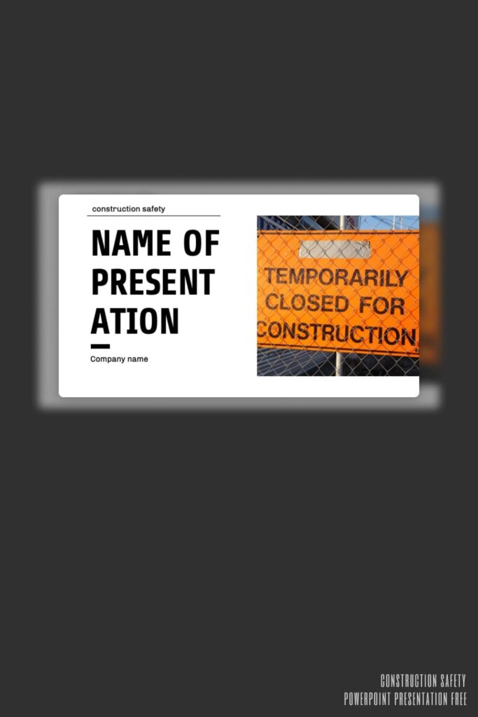 Construction Safety Powerpoint Presentation Free – MasterBundles