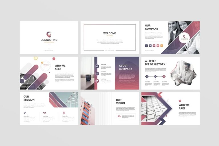 Consulting PowerPoint Presentation – MasterBundles