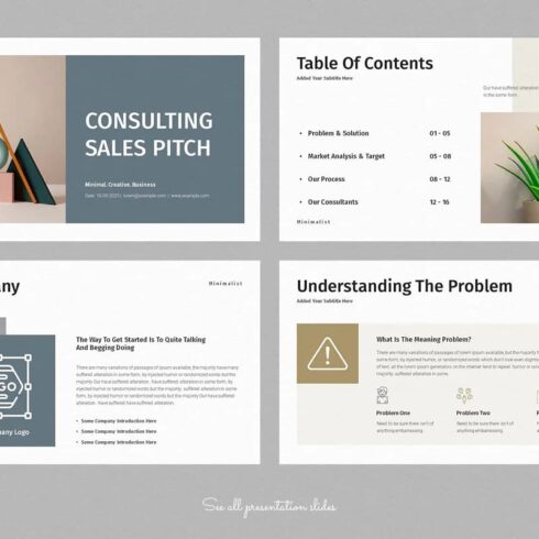 Consulting Sales Pitch Presentation | Master Bundles