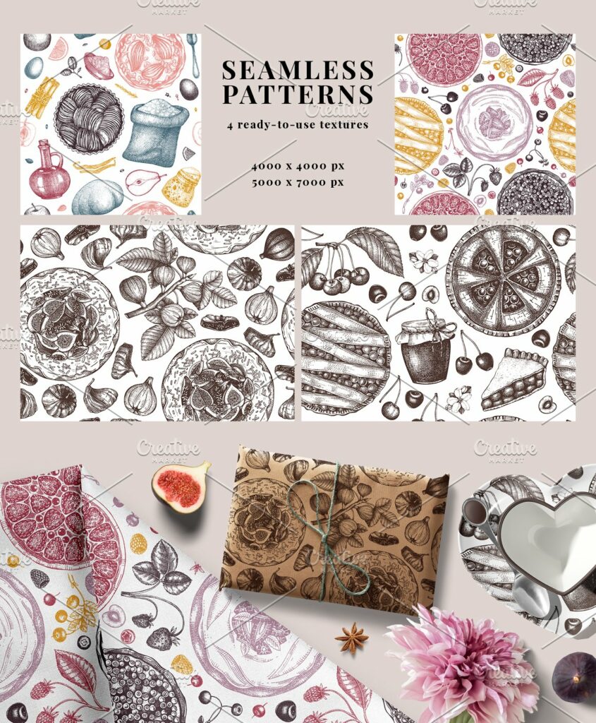 Cake Ingredients Fall Foods Design – MasterBundles