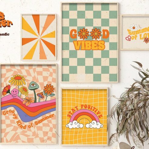 A Joyful Retro Graphic Collection | Master Bundles