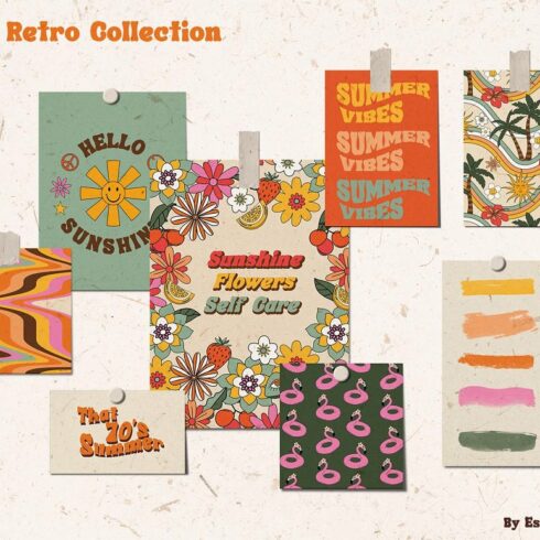A Joyful Retro Graphic Collection | Master Bundles