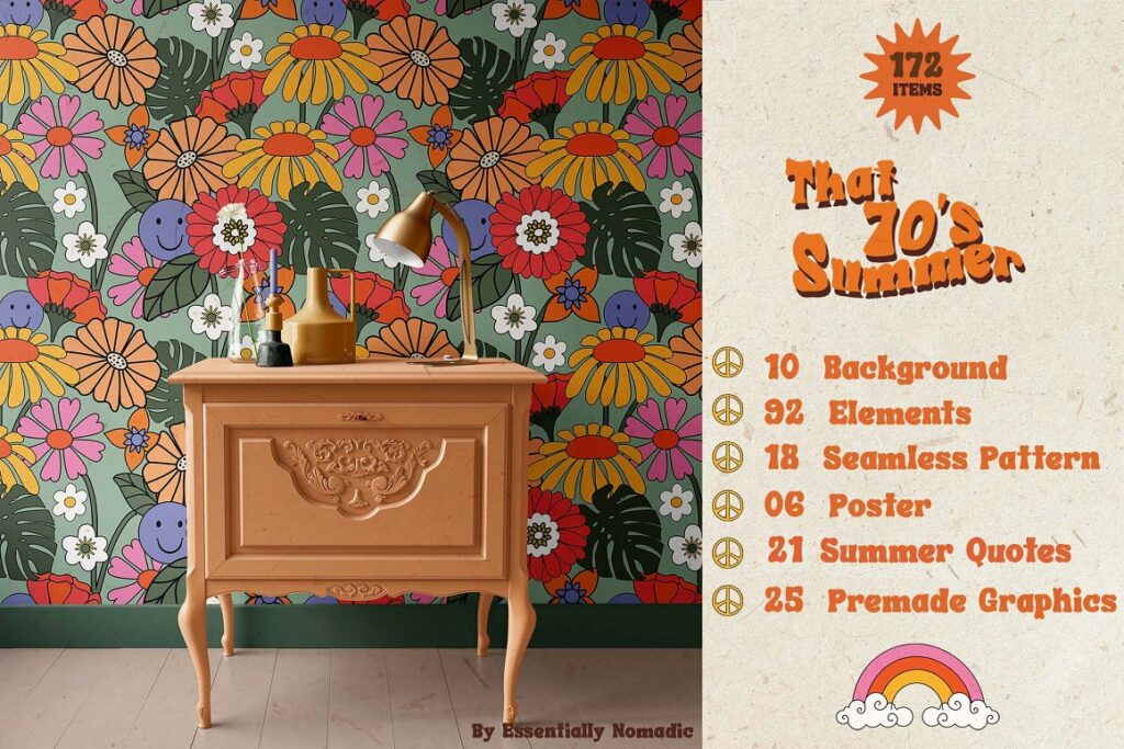 A Joyful Retro Graphic Collection – MasterBundles