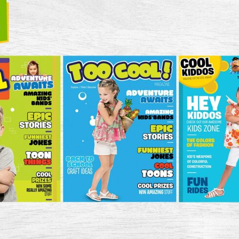 Kids Magazine Template | Master Bundles