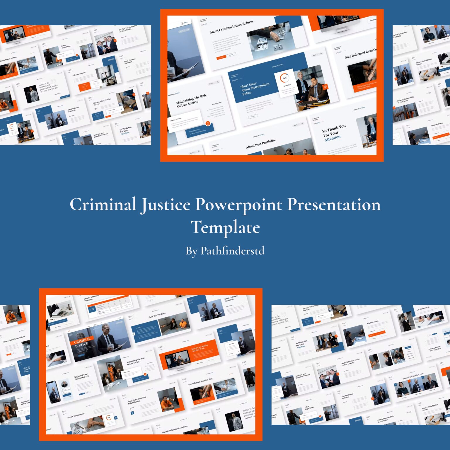 Criminal Justice Powerpoint Presentation Template – MasterBundles