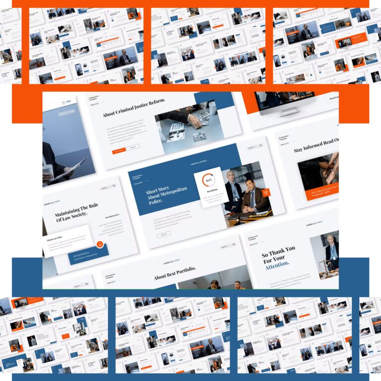 Criminal Justice Powerpoint Presentation Template – MasterBundles
