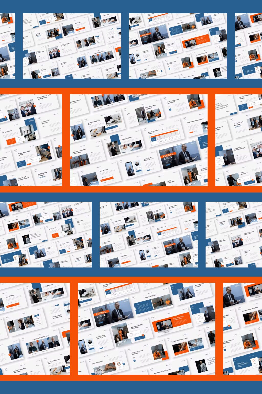 Criminal Justice Powerpoint Presentation Template – MasterBundles