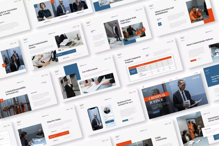 Criminal Justice Powerpoint Presentation Template – MasterBundles