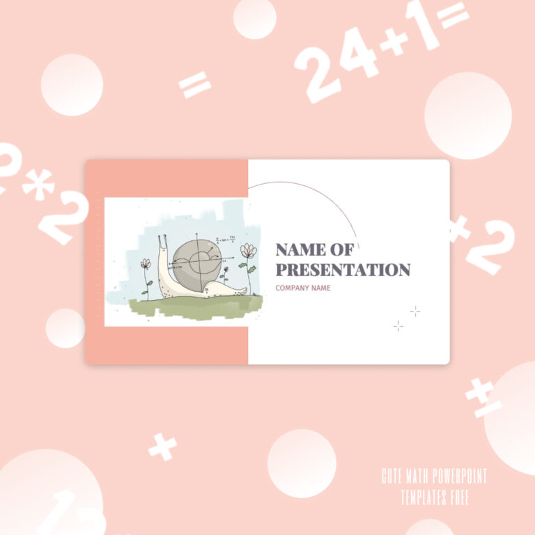 Cute Math Powerpoint Templates Free – MasterBundles