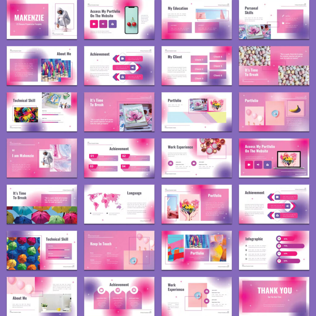 CV Resume Powerpoint Template – MasterBundles