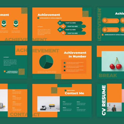 Hendrix - CV Resume Powerpoint Template | Master Bundles