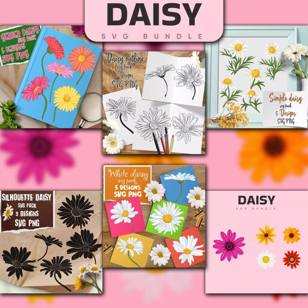 Daisy SVG Bundle – MasterBundles