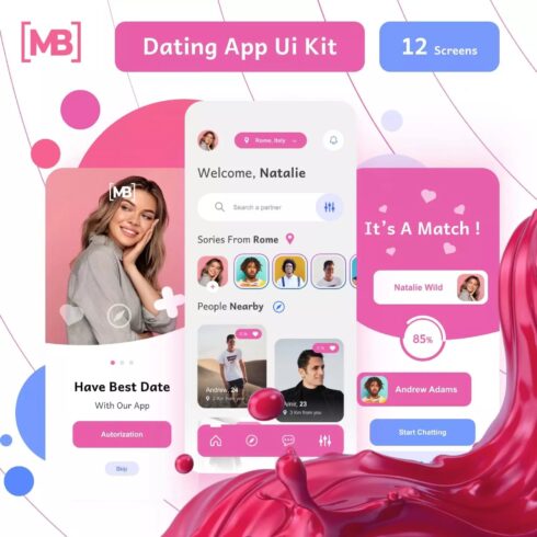 Dating UI Kits Bundle – MasterBundles