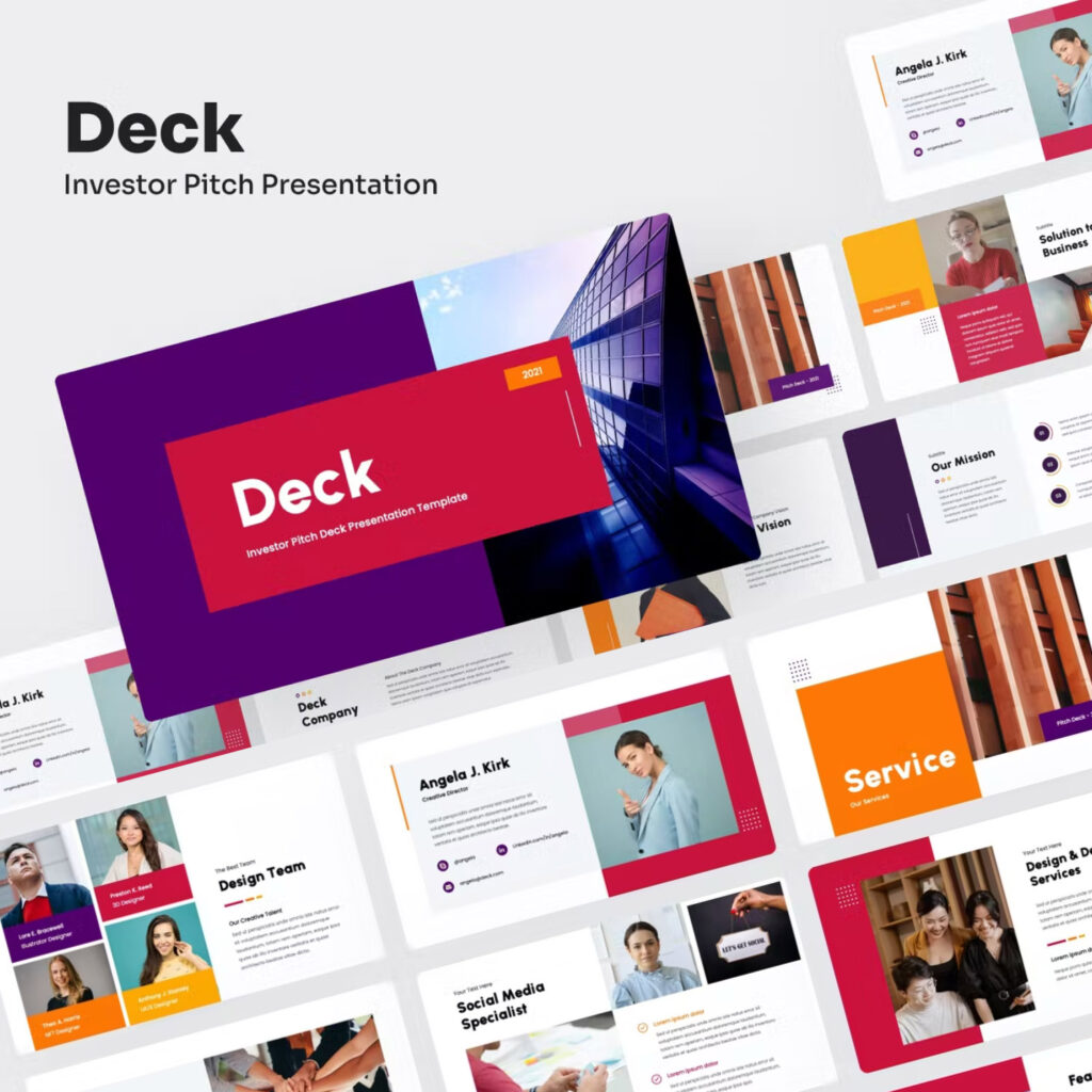 Deck - Investor Pitch PowerPoint Presentation – MasterBundles