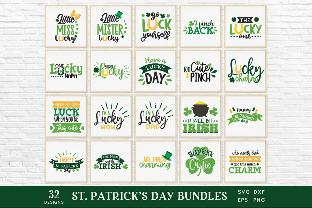 St Patrick's Day Quotes SVG Bundle – MasterBundles