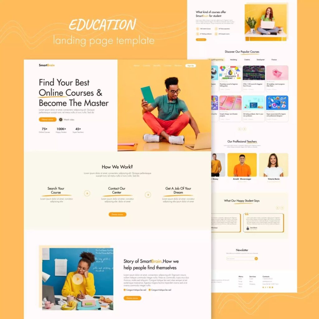 15 Figma Landing Page Designs – MasterBundles