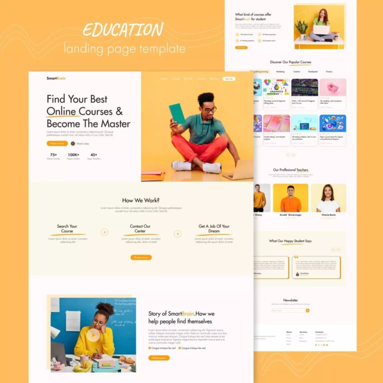 15 Figma Landing Page Designs – MasterBundles