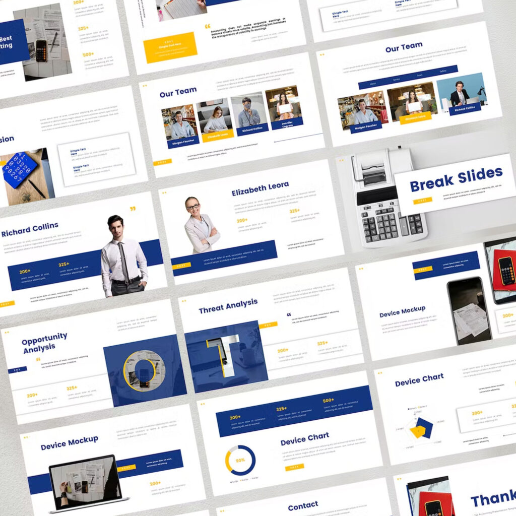 Entrust - Tax Accounting PowerPoint Template – MasterBundles