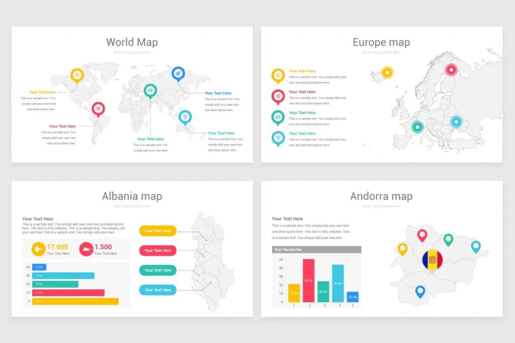 Europe Maps PowerPoint Template – MasterBundles