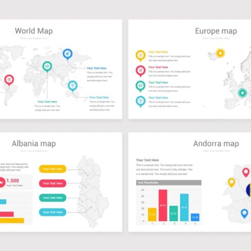 Europe Maps PowerPoint Template | Master Bundles