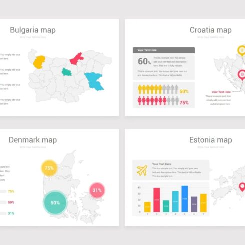 Europe Maps PowerPoint Template | Master Bundles