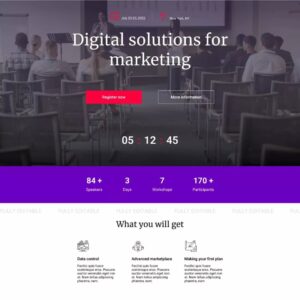 Event Landing Page Templates – MasterBundles