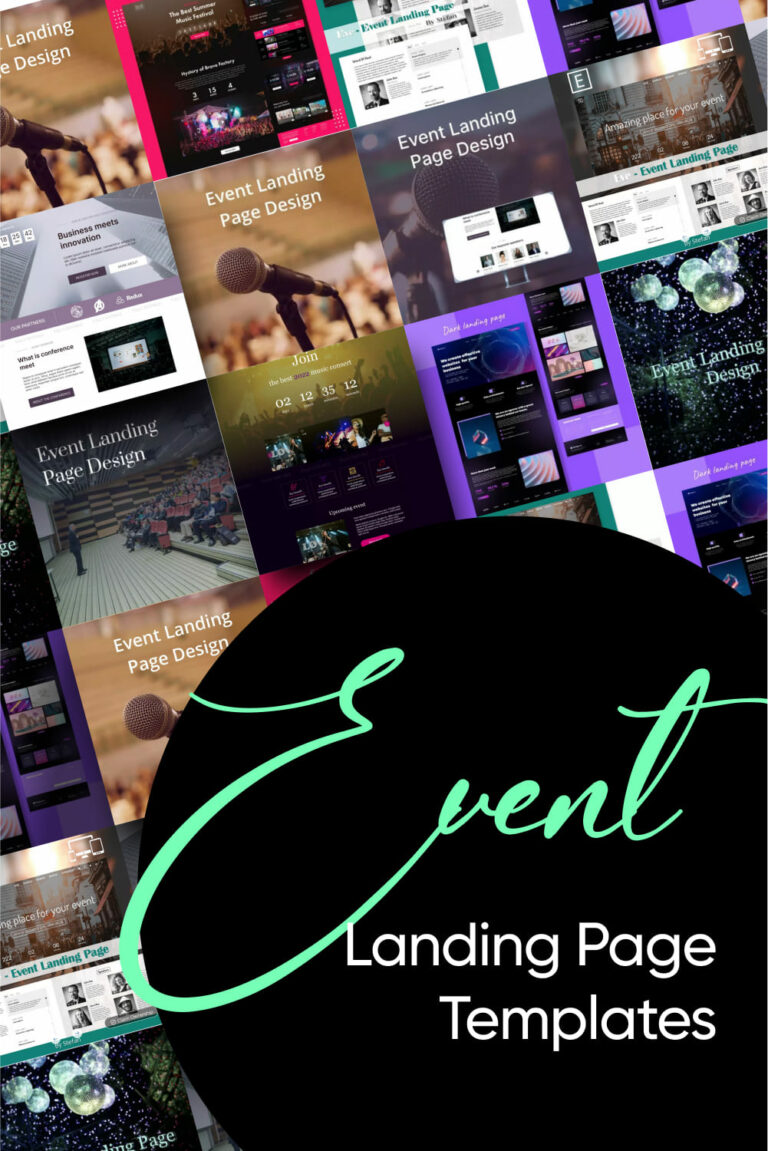Event Landing Page Templates – MasterBundles