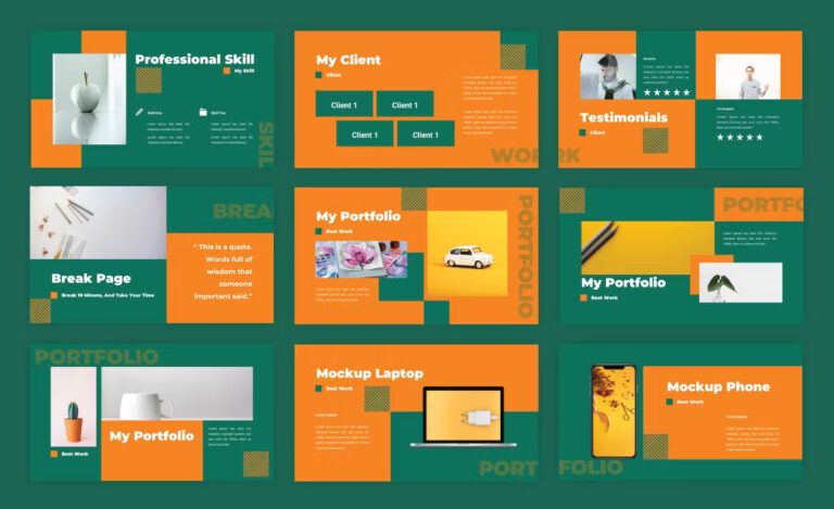Hendrix - CV Resume Powerpoint Template – MasterBundles