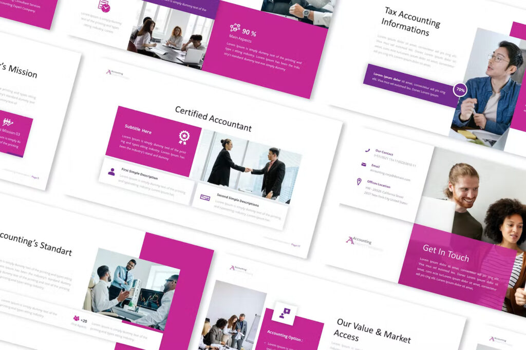 Accounting Powerpoint Presentation Template PPTX – MasterBundles