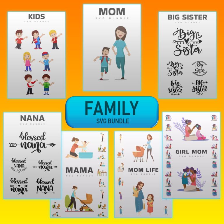 Family SVG Bundle – MasterBundles