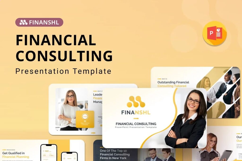 Finanshl – Financial Consulting PPTX – MasterBundles