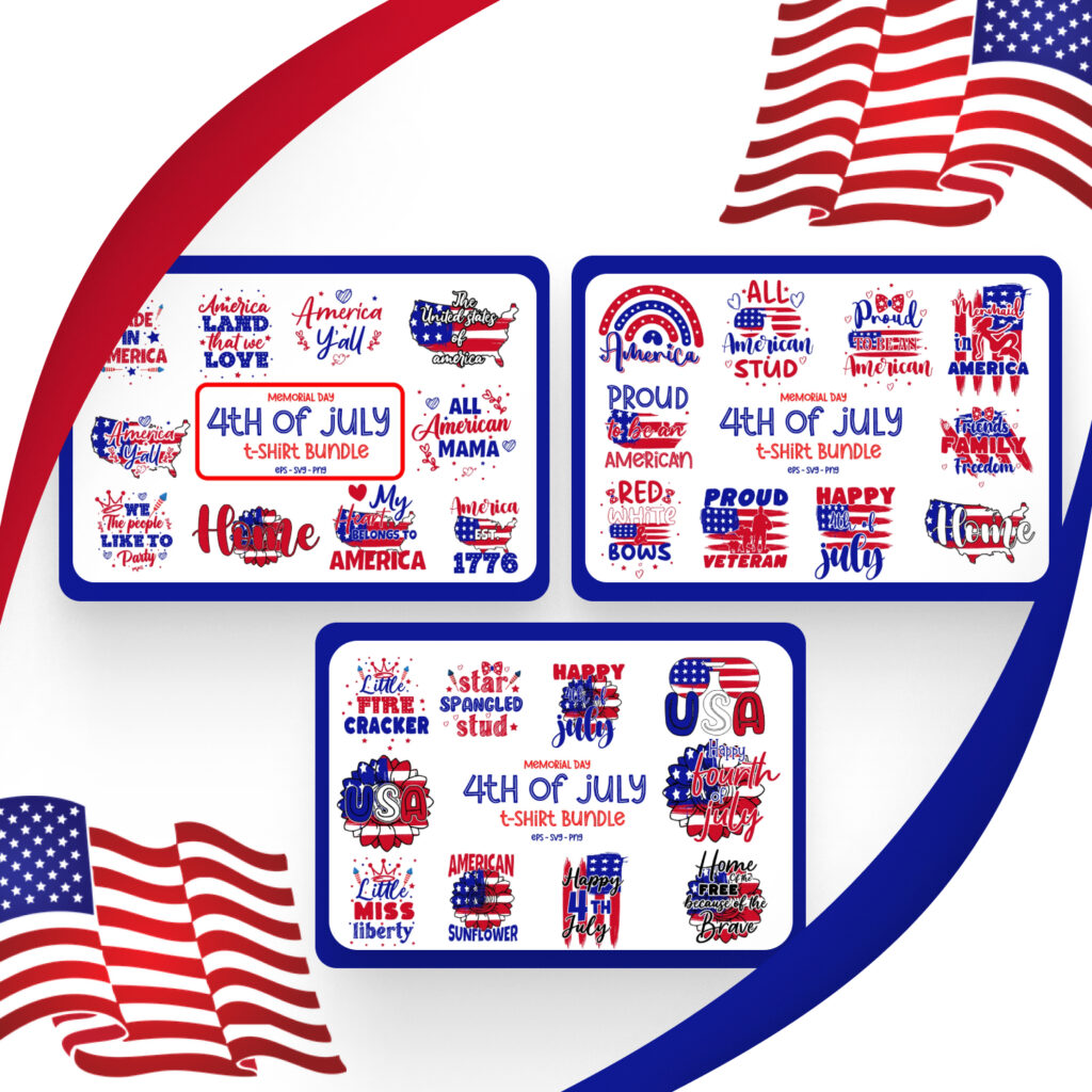 Memorial Day T-Shirt Design Bundle – MasterBundles
