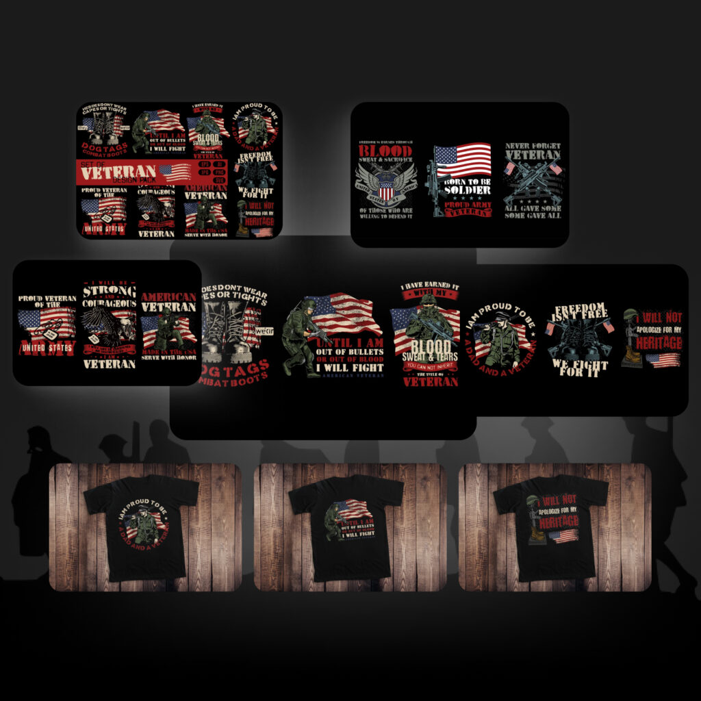 Set Of Veteran Design Pack – MasterBundles