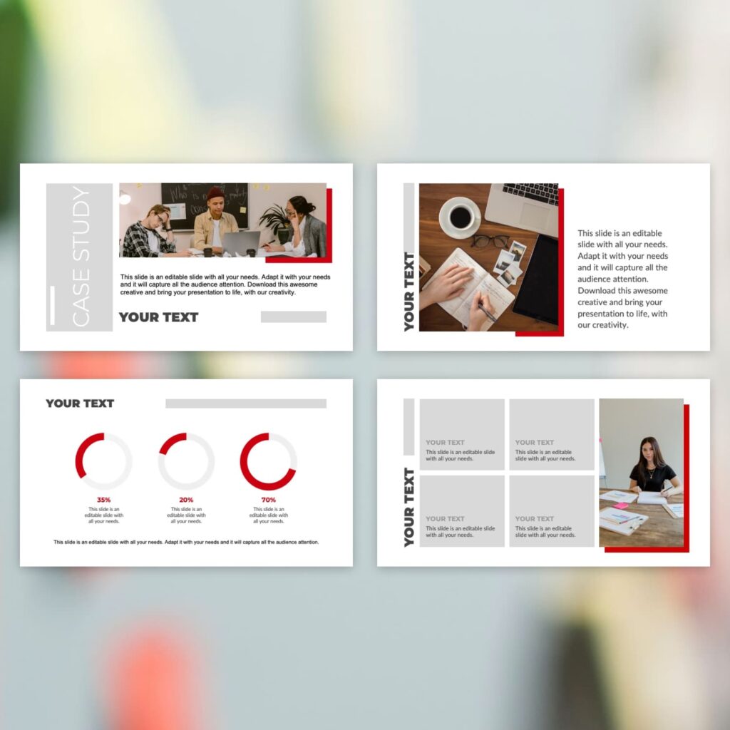 Free Case Study Powerpoint Template – MasterBundles