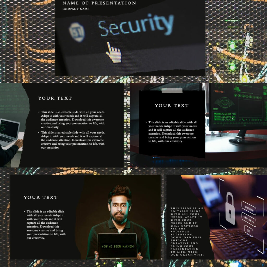 Free Cyber Security Powerpoint Template: 5 Slides – MasterBundles
