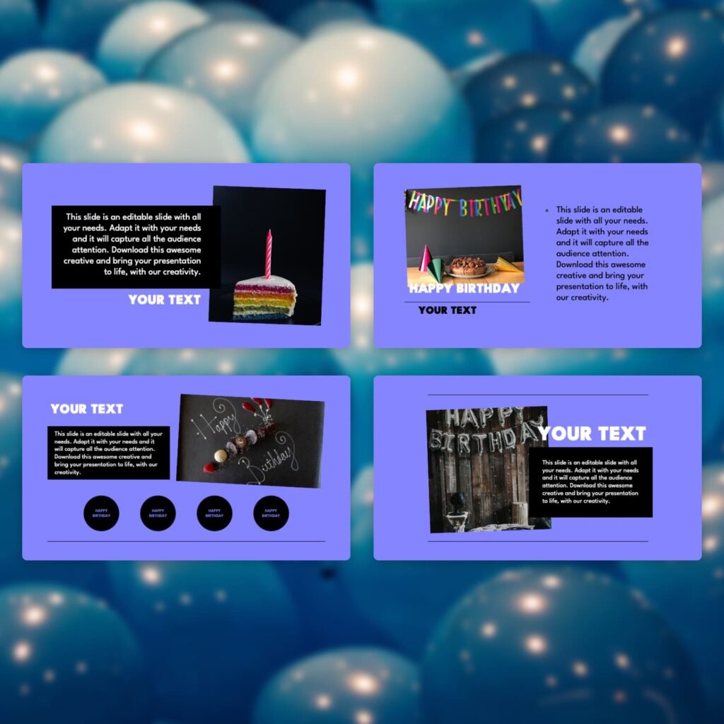 Free Happy Birthday Powerpoint Background – MasterBundles