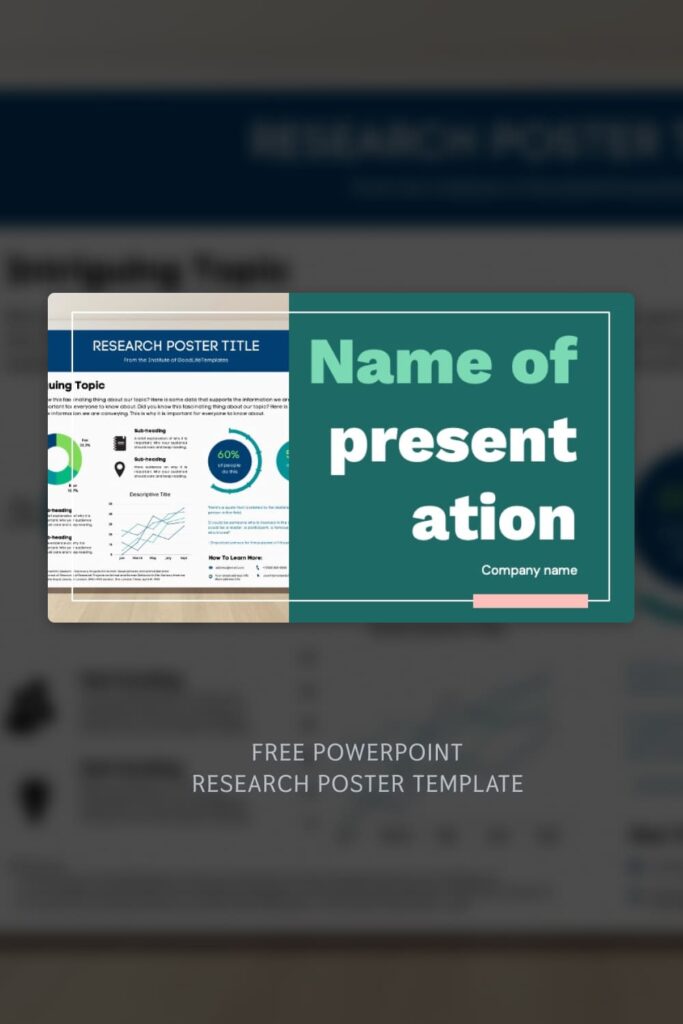 Free Powerpoint Research Poster Template – MasterBundles