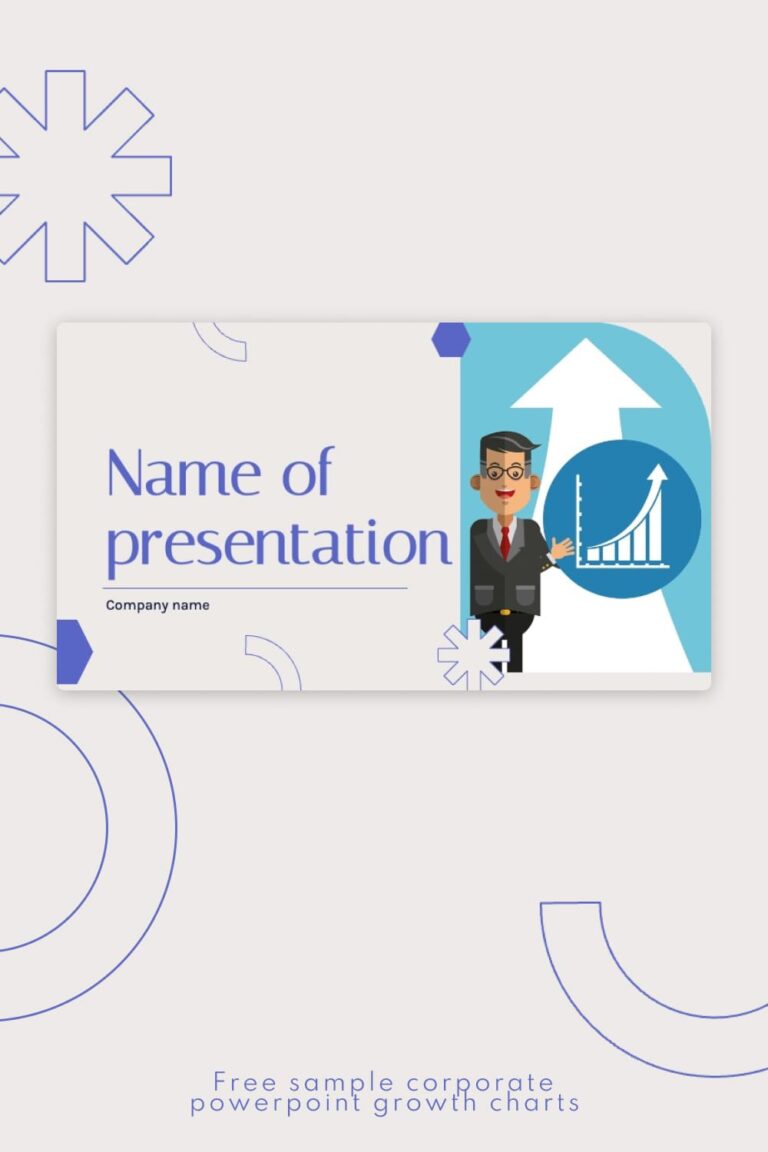 Free Sample Corporate Powerpoint Growth Charts – MasterBundles